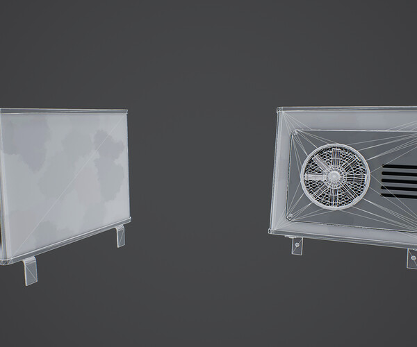 ArtStation - Stylized Air Conditioner | Game Assets