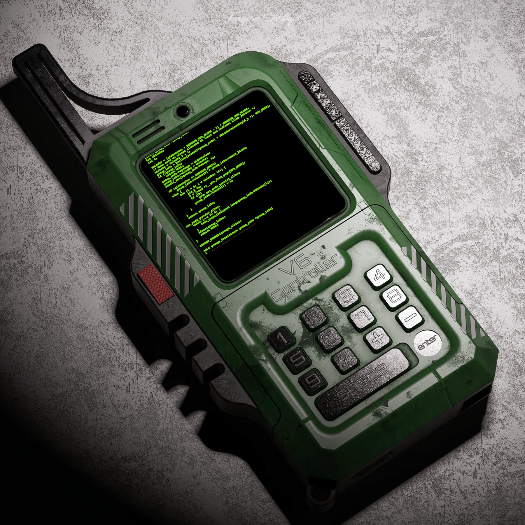 ArtStation - Sci-fi Controller V6 | Game Assets