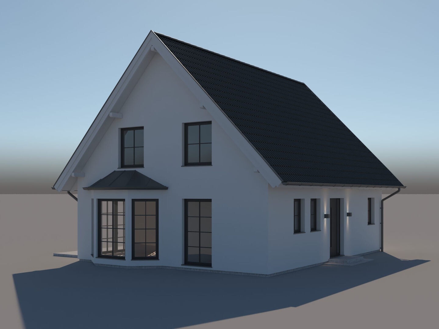 ArtStation - 3D MODEL OF A GENERIC EUROPEAN HOUSE | Resources