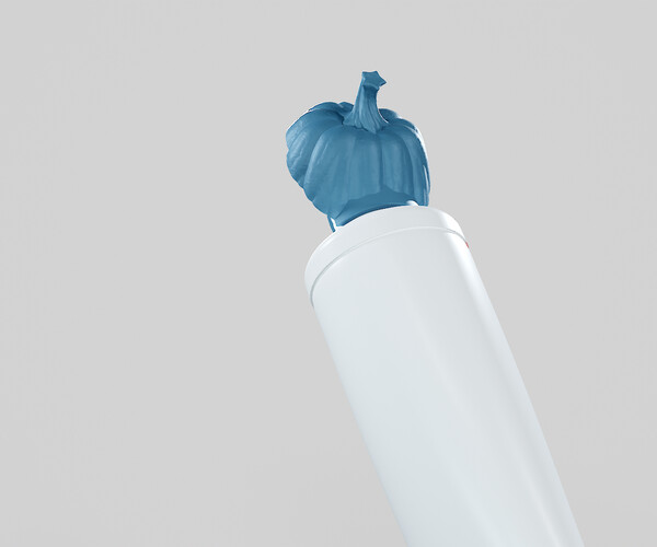 ArtStation - Halloween Pumpkin Head - Toothpaste Cup 04 3D print model ...