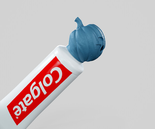 ArtStation - Halloween Pumpkin Head - Toothpaste Cup 05 3D print model ...