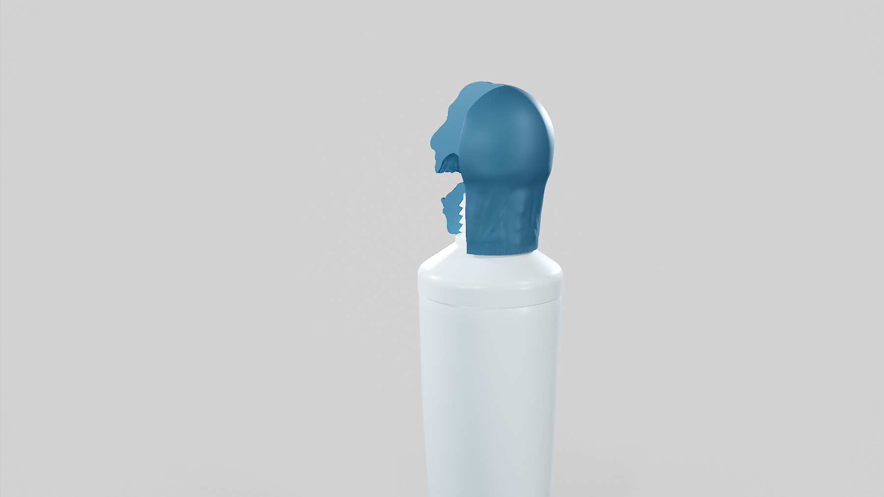 ArtStation - Halloween Zombie Head - Toothpaste Cup Dispenser 3D print ...