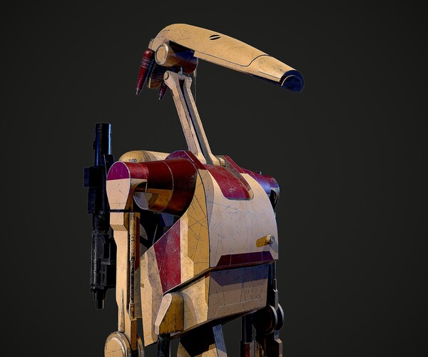 ArtStation - B1 Battle Droid Star Wars | Game Assets