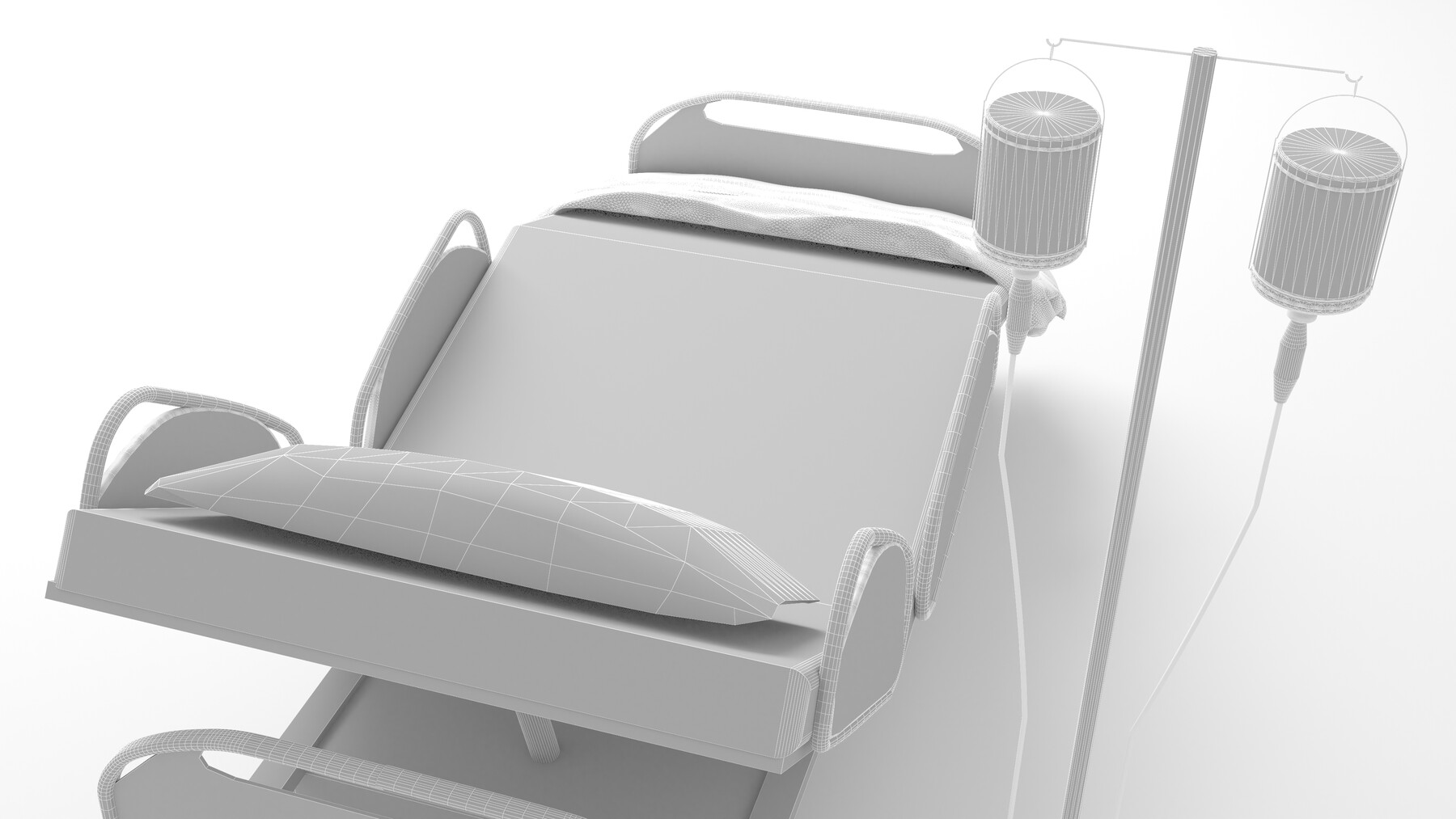 ArtStation - Intensive Care Bed 4 - 4K | Resources