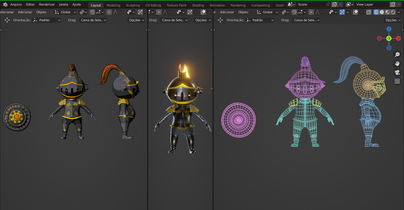ArtStation - knight of the shield | Game Assets