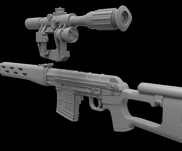 ArtStation - Dragunov SVD | Resources