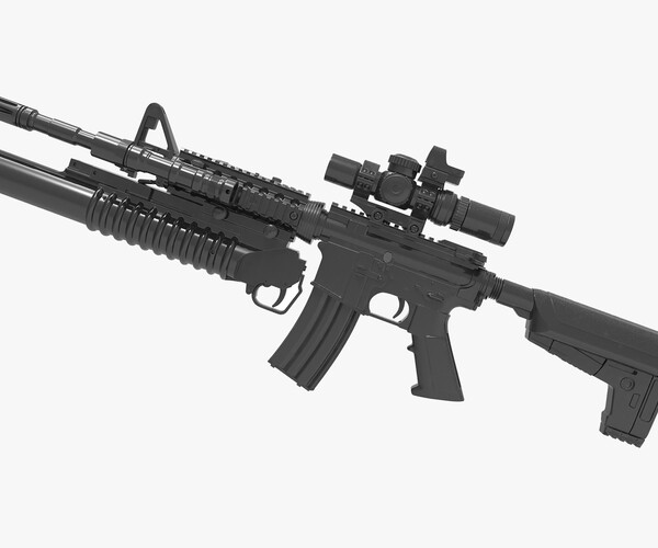 ArtStation - M4/M203 | Resources