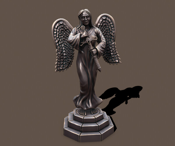 ArtStation - Statue woman keeper | Game Assets