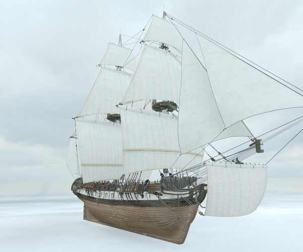 ArtStation - Frigate Undaunted | Resources