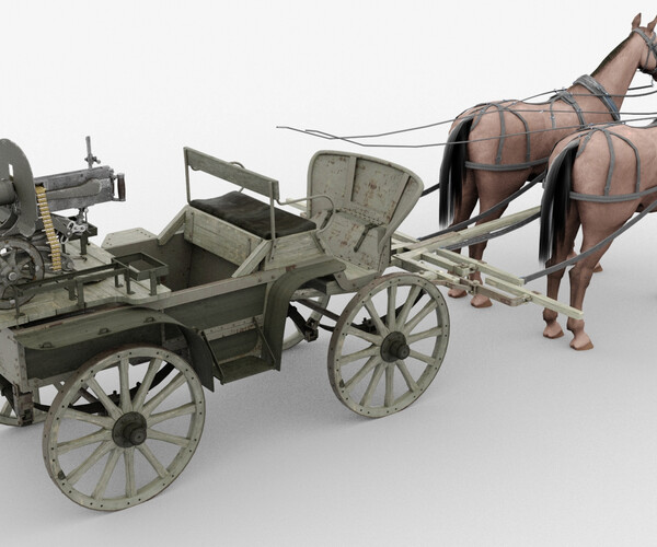 ArtStation - chariot tachanka | Resources