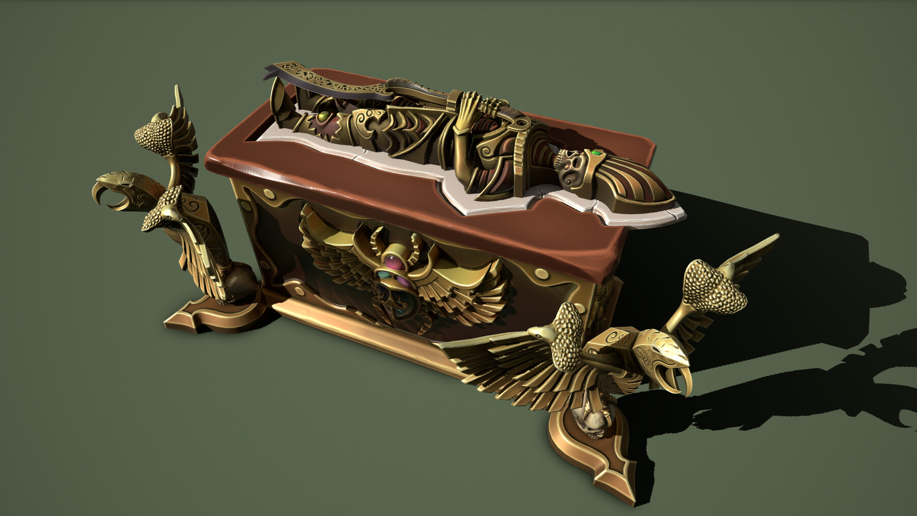 ArtStation - Desert chest | Game Assets