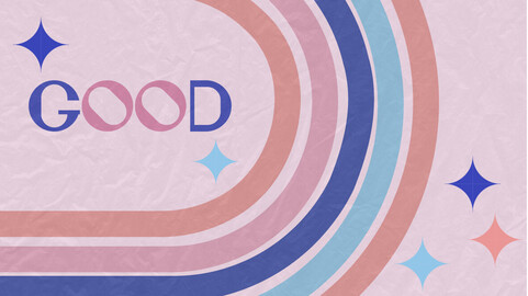 ArtStation - Retro Postcard "Good Vibes" | Artworks