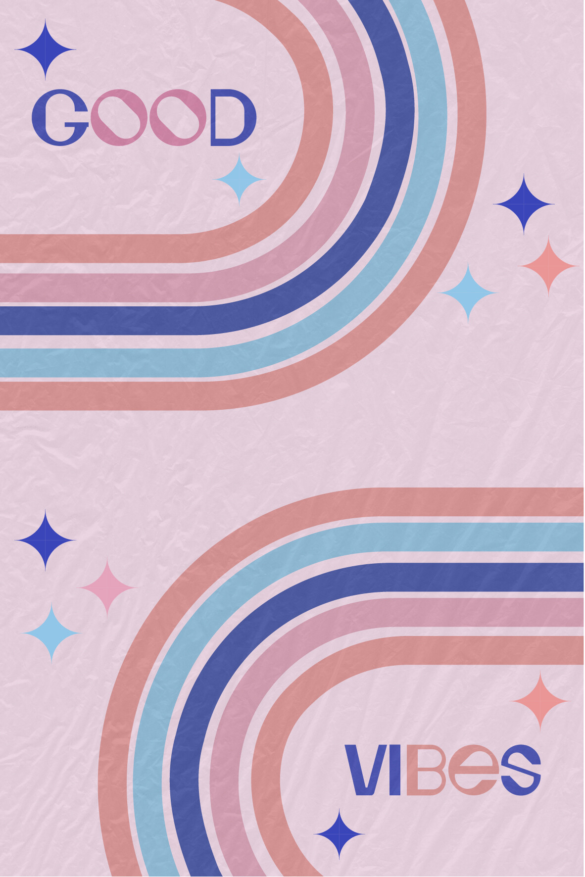 ArtStation - Retro Postcard "Good Vibes" | Artworks