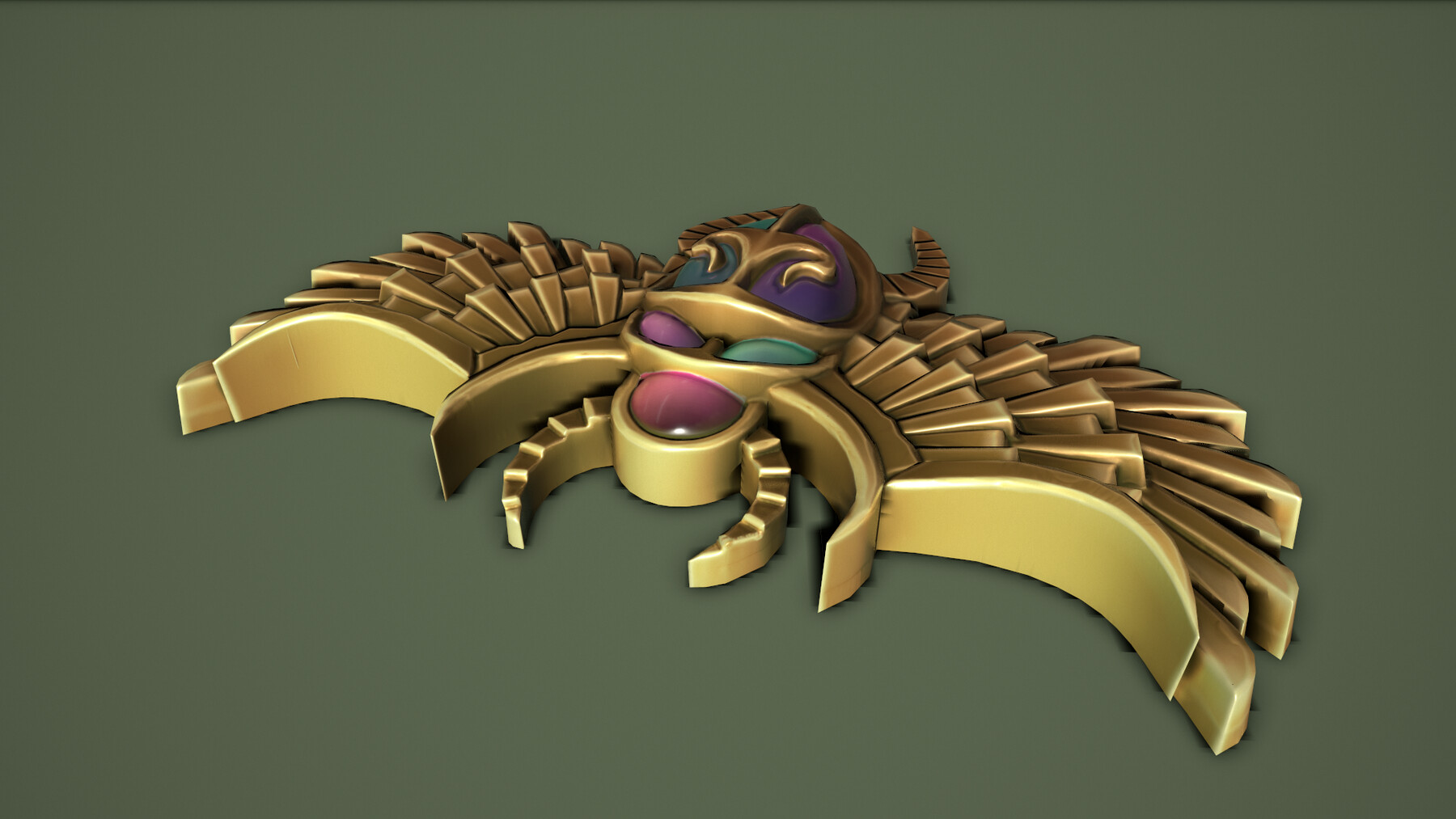 ArtStation - Scarab Bas-Relief | Game Assets