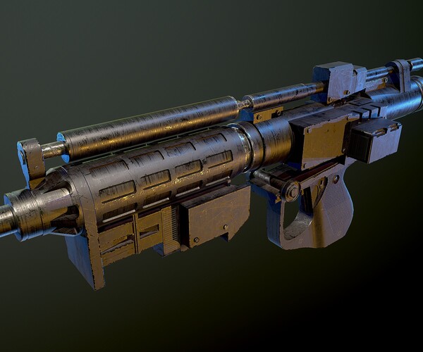 ArtStation - E5 Blaster Rifle Star Wars | Game Assets