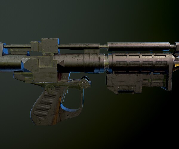 ArtStation - E5 Blaster Rifle Star Wars | Game Assets