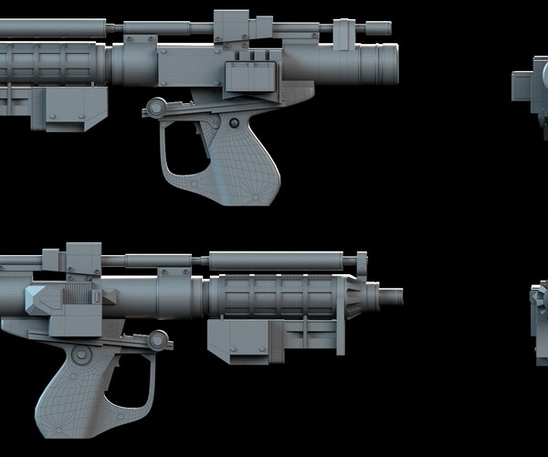 ArtStation - E5 Blaster Rifle Star Wars | Game Assets