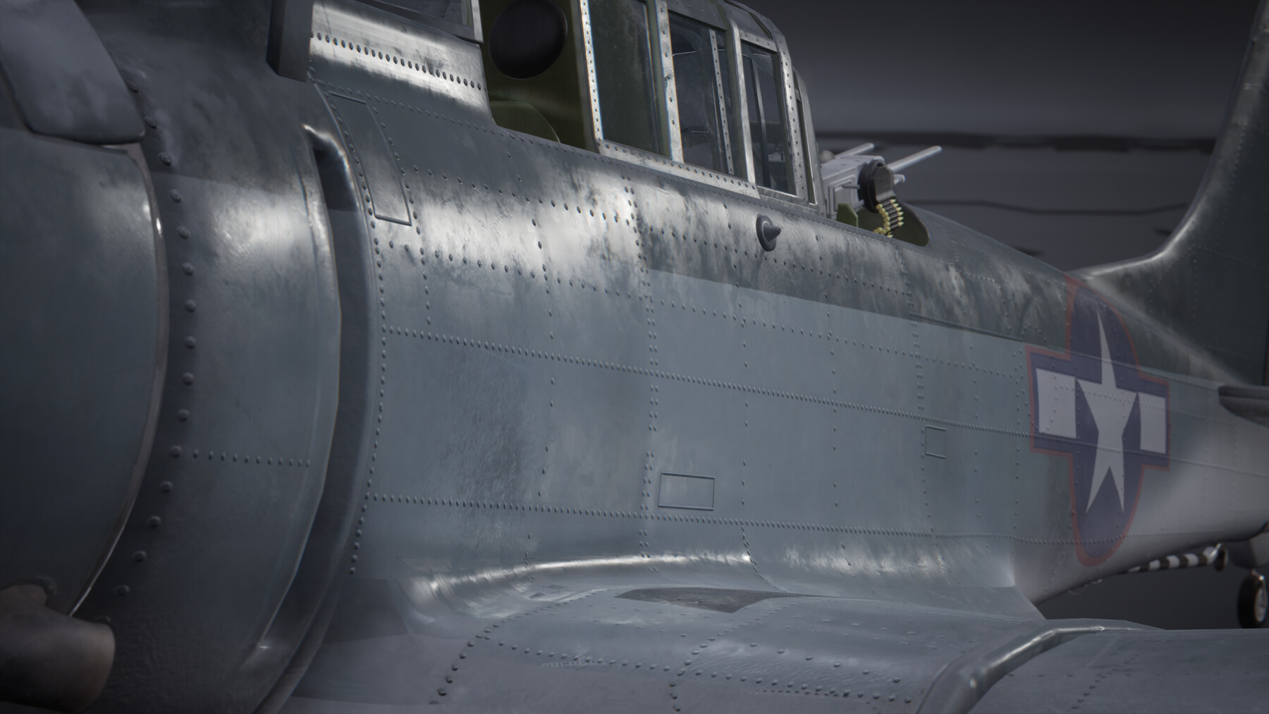 ArtStation - Douglas SBD Dauntless - US ww2 airplane 3d model | Resources