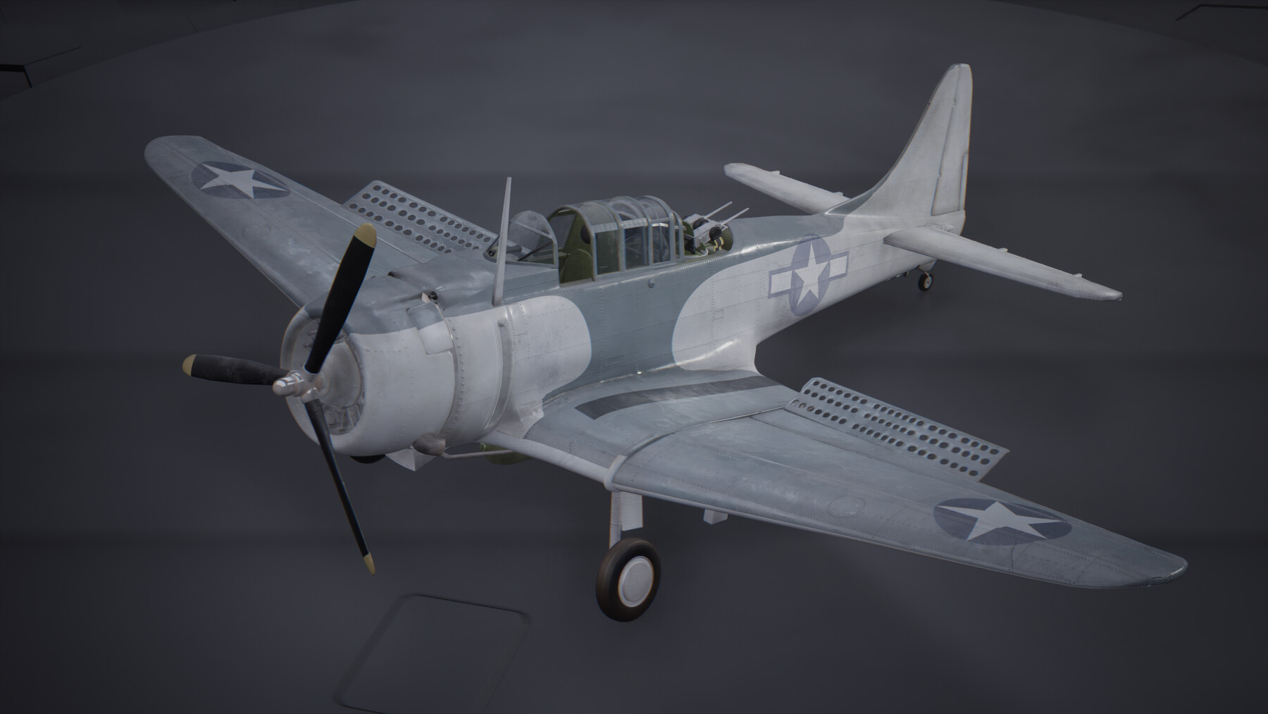 ArtStation - Douglas SBD Dauntless - US ww2 airplane 3d model | Resources