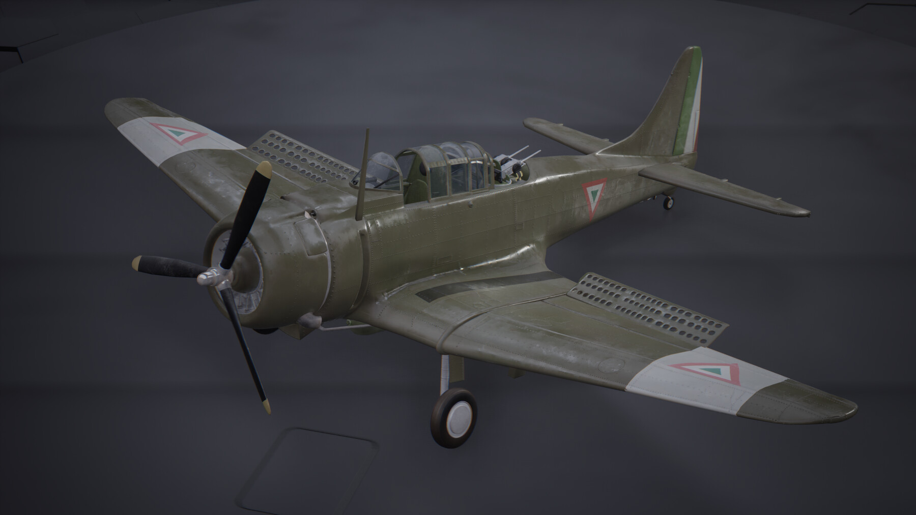 ArtStation - Douglas SBD Dauntless - US ww2 airplane 3d model | Resources