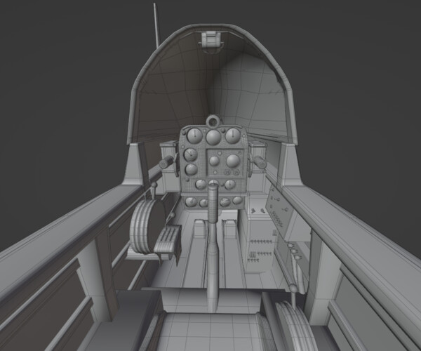 ArtStation - Douglas SBD Dauntless - US ww2 airplane 3d model | Resources