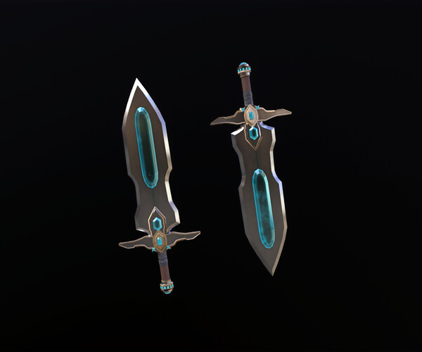 ArtStation - Stylized Low-Poly Sword | Game Assets