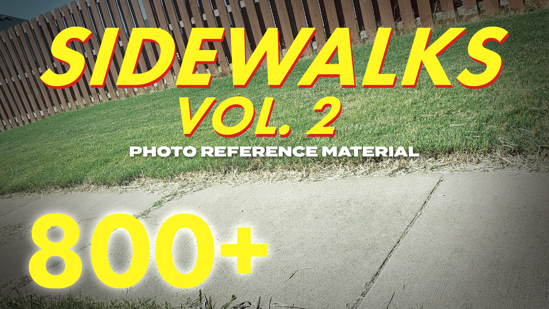 ArtStation - Sidewalks Photo Reference Pack Volume 2 | Resources