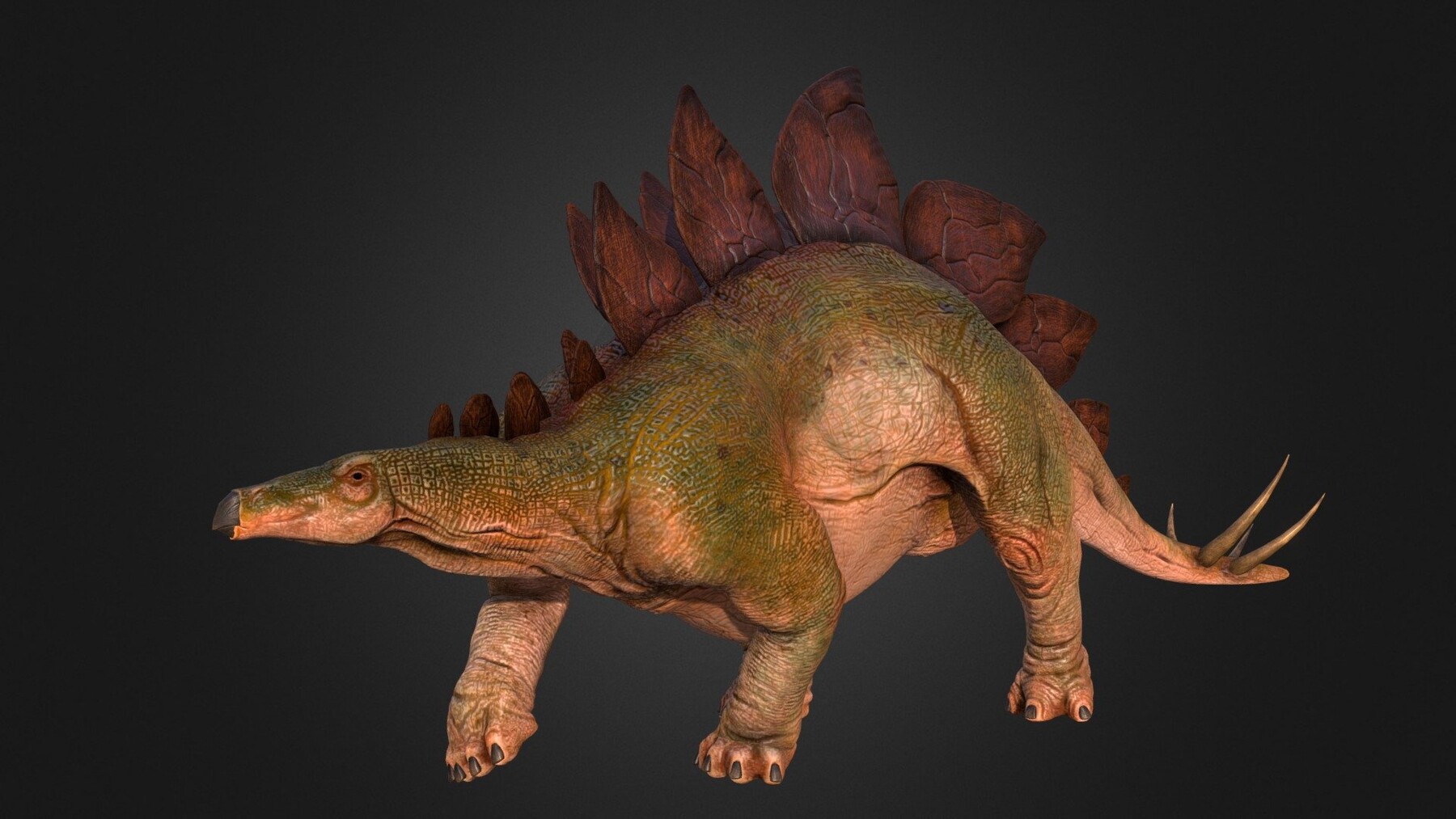 ArtStation - Stegosaurus Animal 3d Model | Game Assets