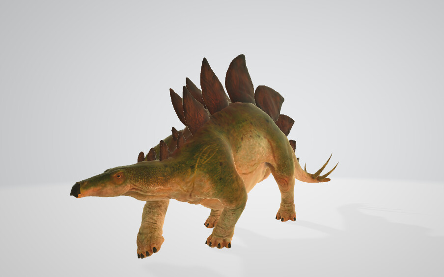 ArtStation - Stegosaurus Animal 3d Model | Game Assets