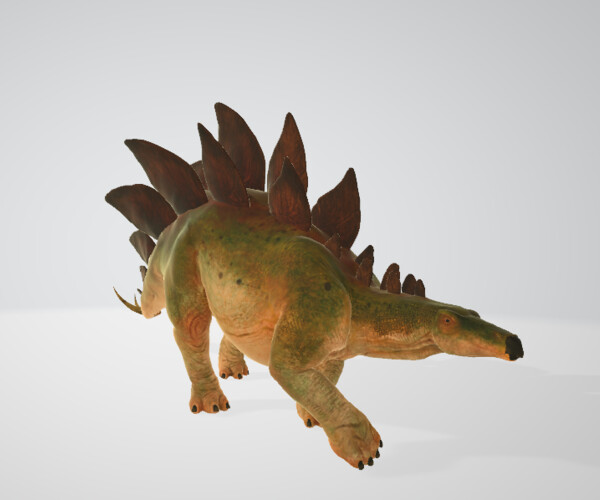 ArtStation - Stegosaurus Animal 3d Model | Game Assets