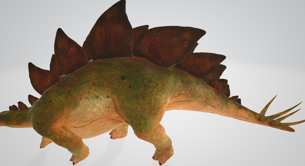 ArtStation - Stegosaurus Animal 3d Model | Game Assets