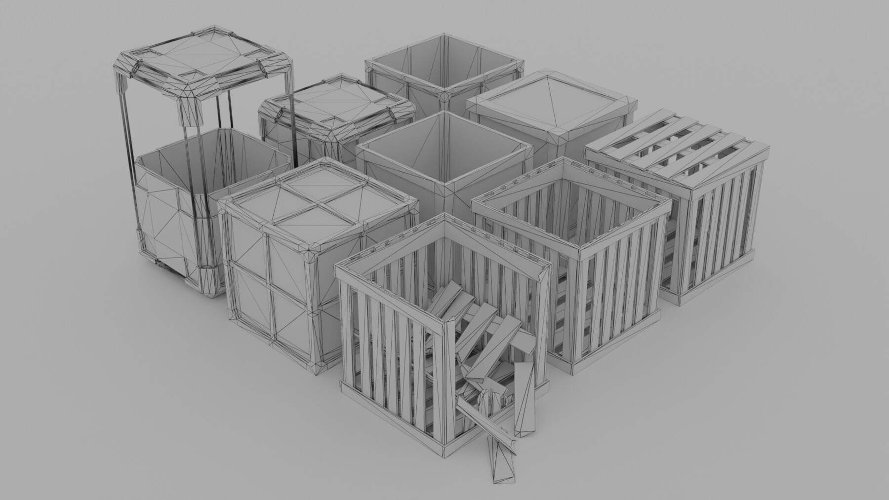 ArtStation - Crates Pack | Game Assets