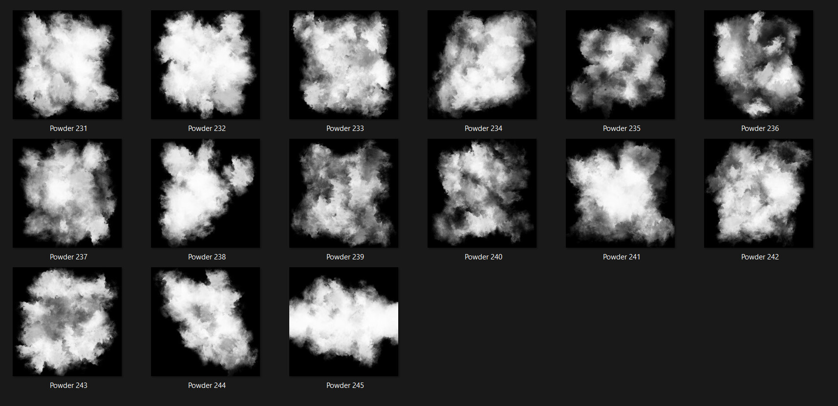 ArtStation - Powder 1470 Alpha Patterns 2K Size Full Pack | Brushes