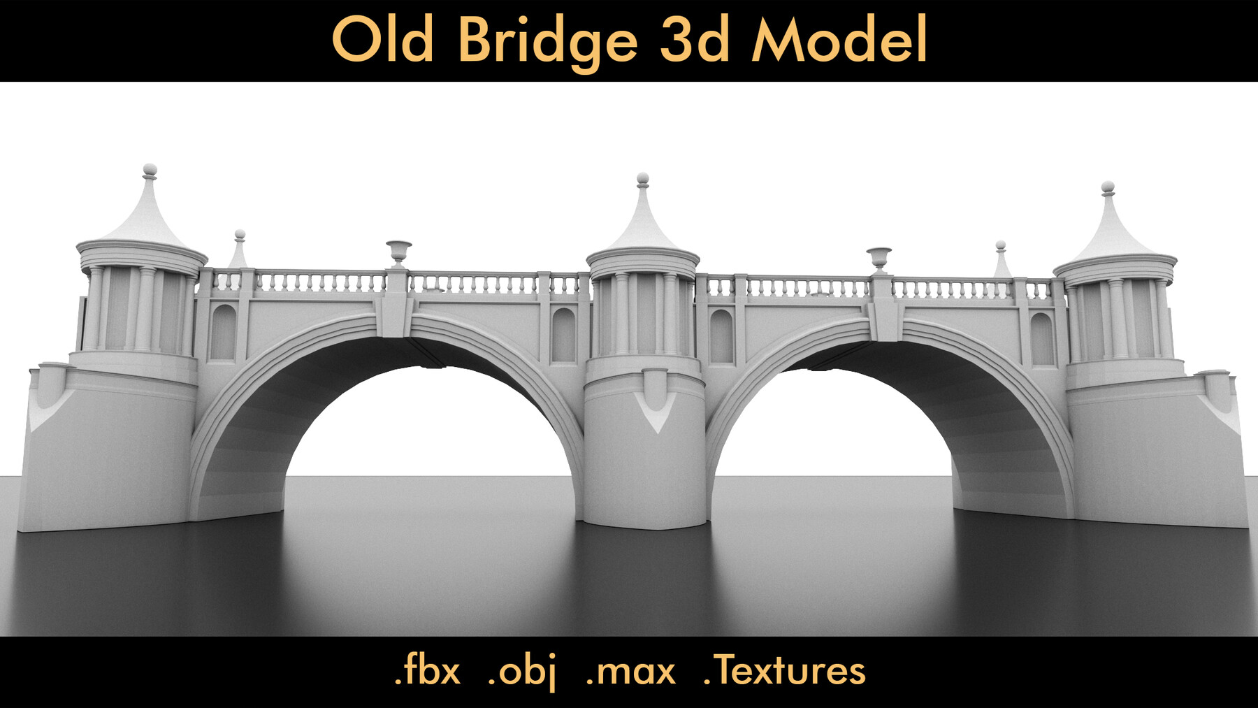 ArtStation - Old Bridge- 3d Model | Resources