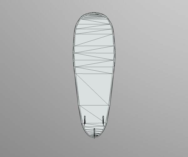 ArtStation - Mermaid Surfboard Low Poly UW Unwrapped | Game Assets