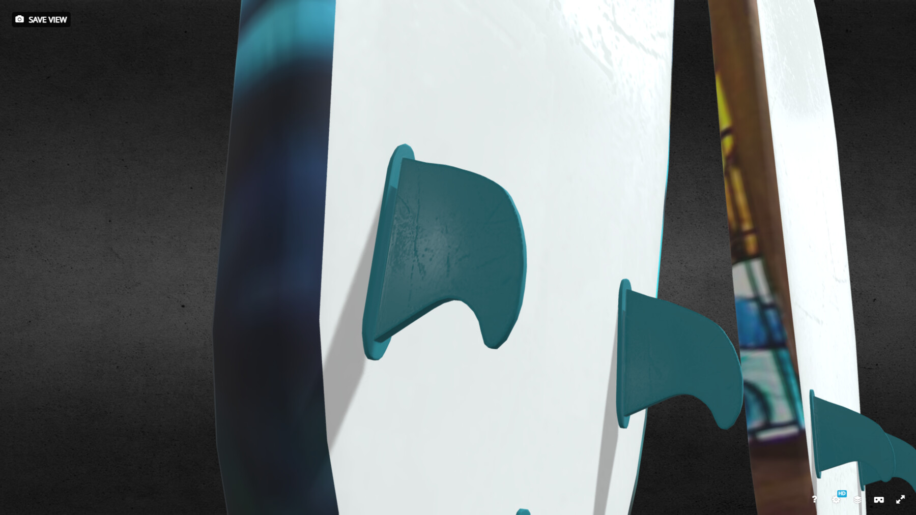 ArtStation - Mermaid Surfboard Low Poly UW Unwrapped | Game Assets