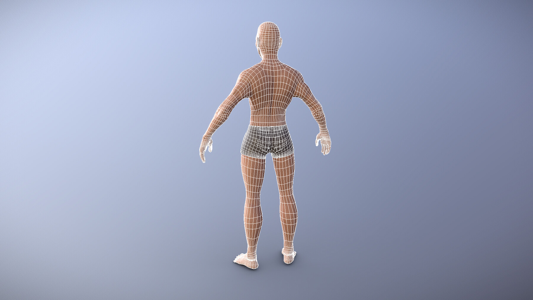 ArtStation - Stylized Male Base Mesh Low-poly 3D model | Game Assets