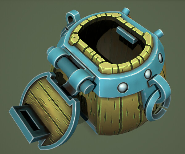 ArtStation - Barrel Chest | Game Assets