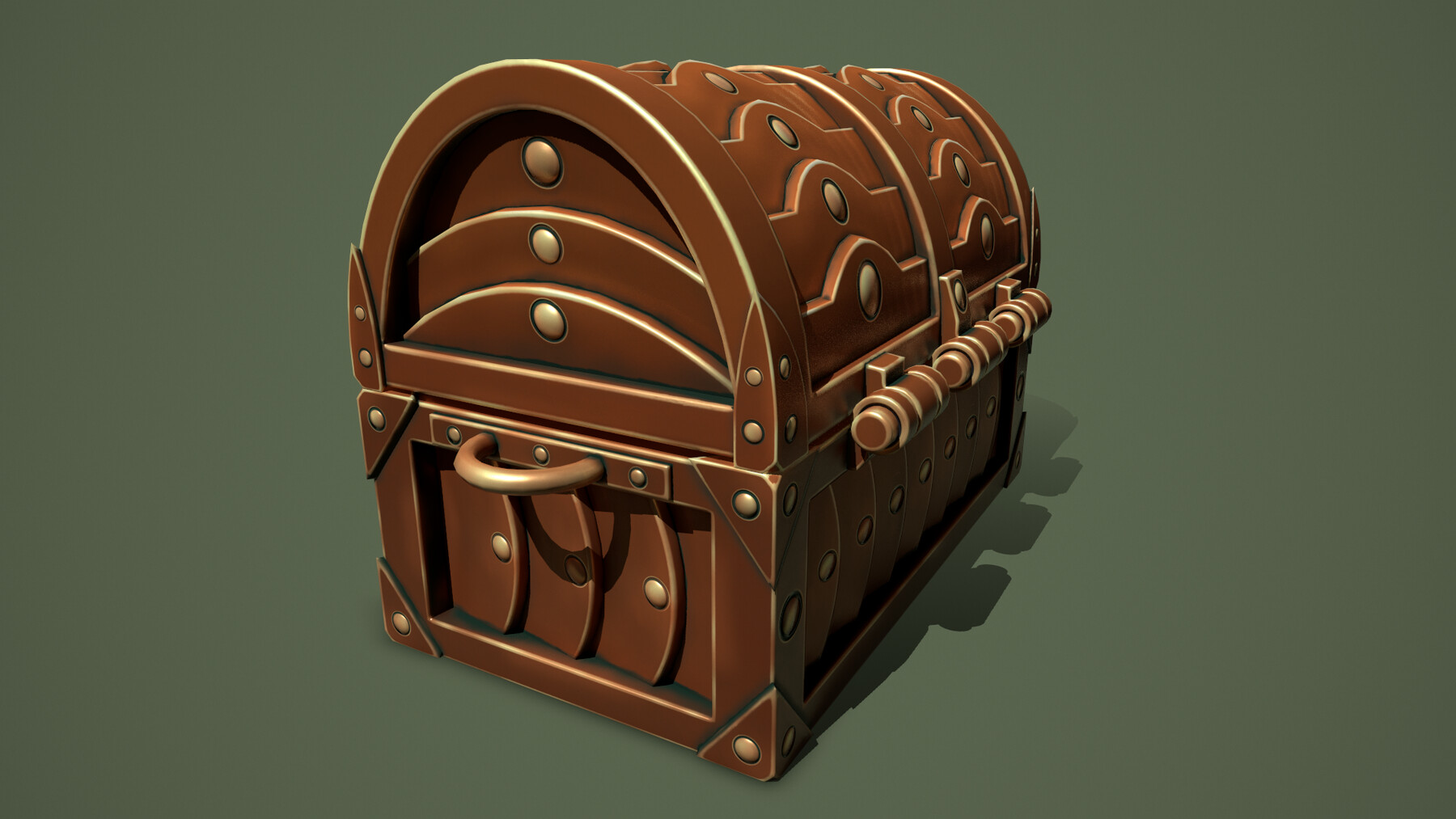 ArtStation - Bronze chest | Game Assets