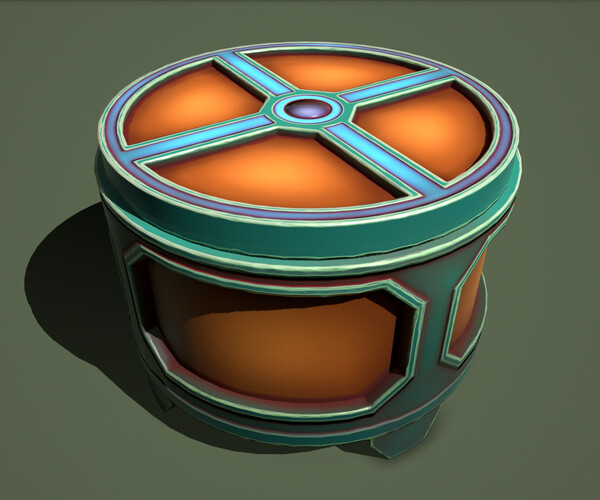 ArtStation - Cylinder lootbox | Game Assets