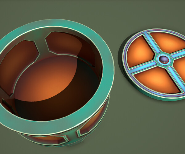 ArtStation - Cylinder lootbox | Game Assets