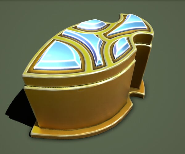 ArtStation - Gold lootbox | Game Assets