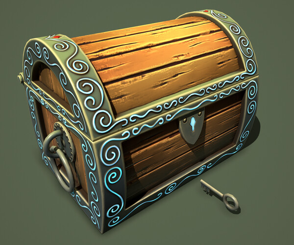 ArtStation - Magic chest 2 | Game Assets