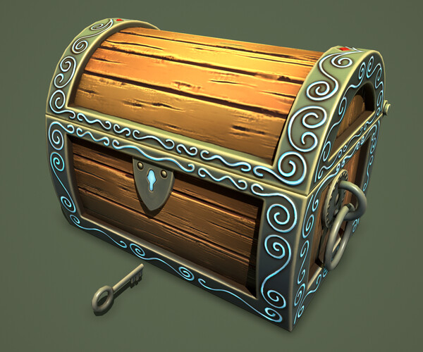 ArtStation - Magic chest 2 | Game Assets