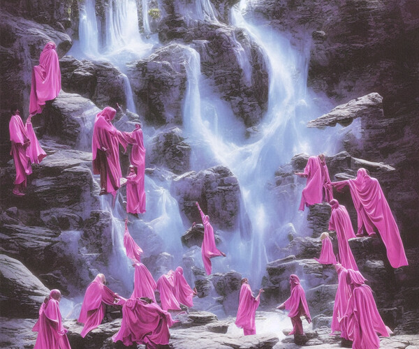 ArtStation - WIZARDS IN THE WATERFALL | Artworks