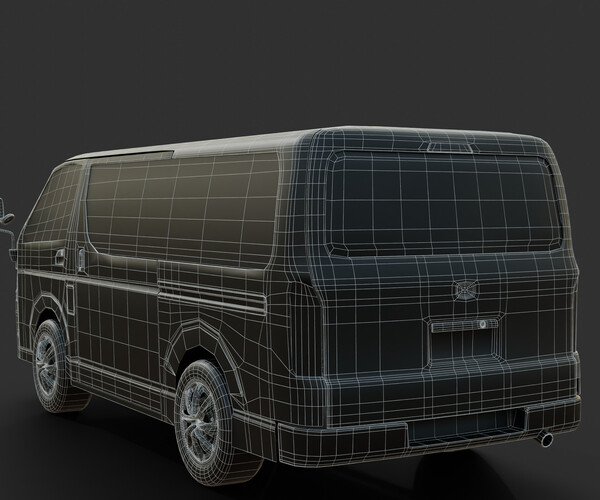 ArtStation - Van car 3d model | Game Assets