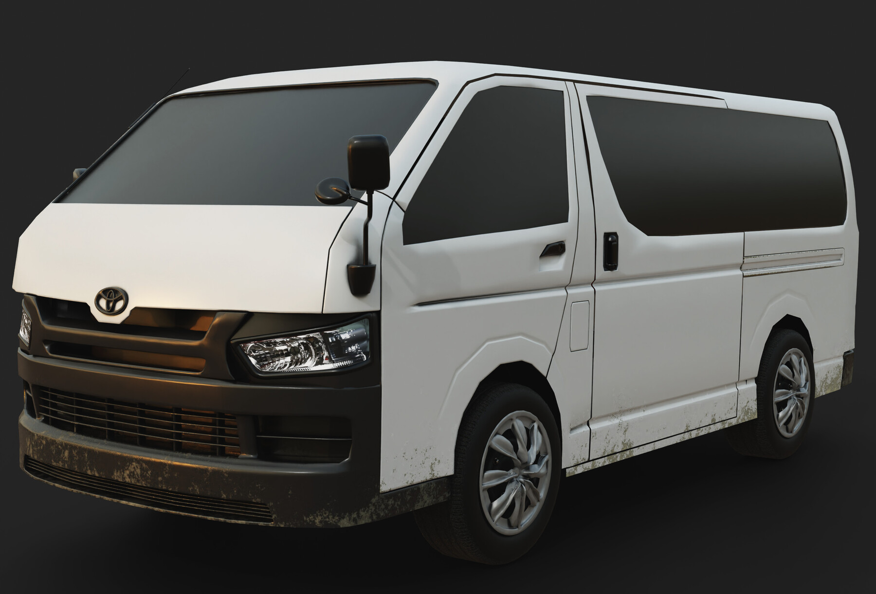 ArtStation - Van car 3d model | Game Assets