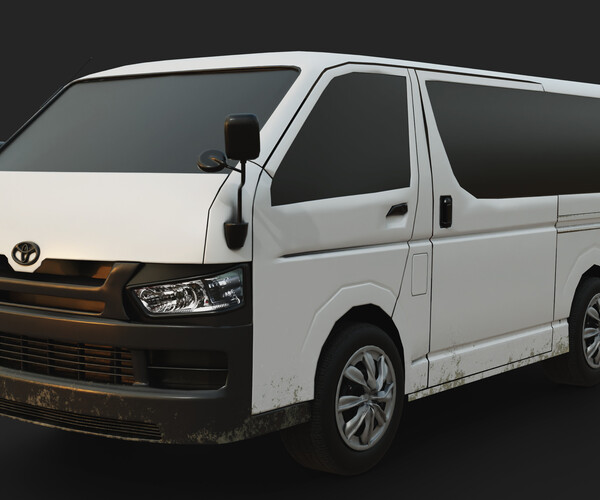 ArtStation - Van car 3d model | Game Assets
