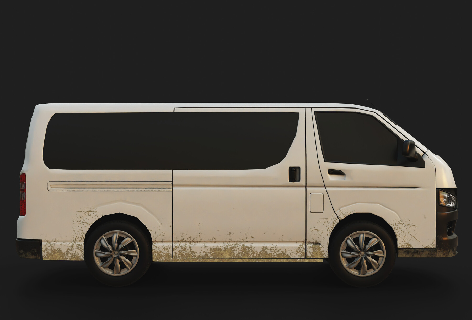 ArtStation - Van car 3d model | Game Assets
