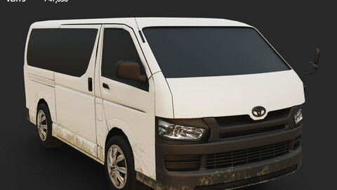 ArtStation - Van car 3d model | Game Assets